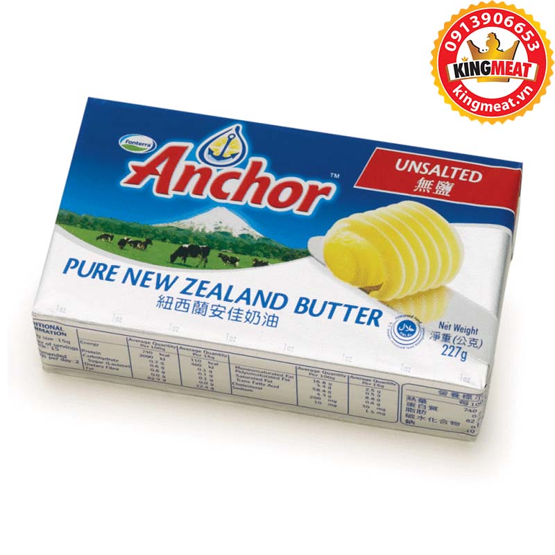 Bơ Lạt Anchor - Anchor Unsalted Butter New Zealand | Nguyên Hà chuyên ...