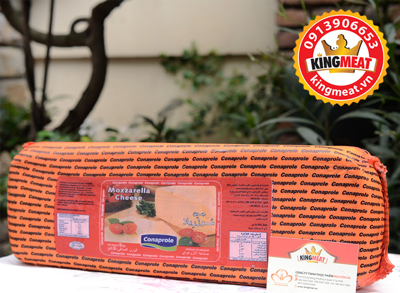 PHÔ MAI MOZZARELLA ĐỎ CONAPROLE - QUESO MOZZARELLA-KHỐI 5 KG | Nguyên ...