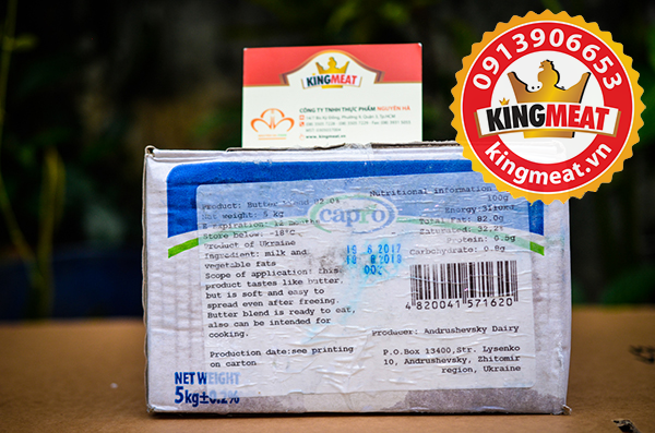 BƠ HỖN HỢP CAPRO - CAPRO BUTTER BLEND-5KG | Nguyên Hà chuyên cung cấp ...