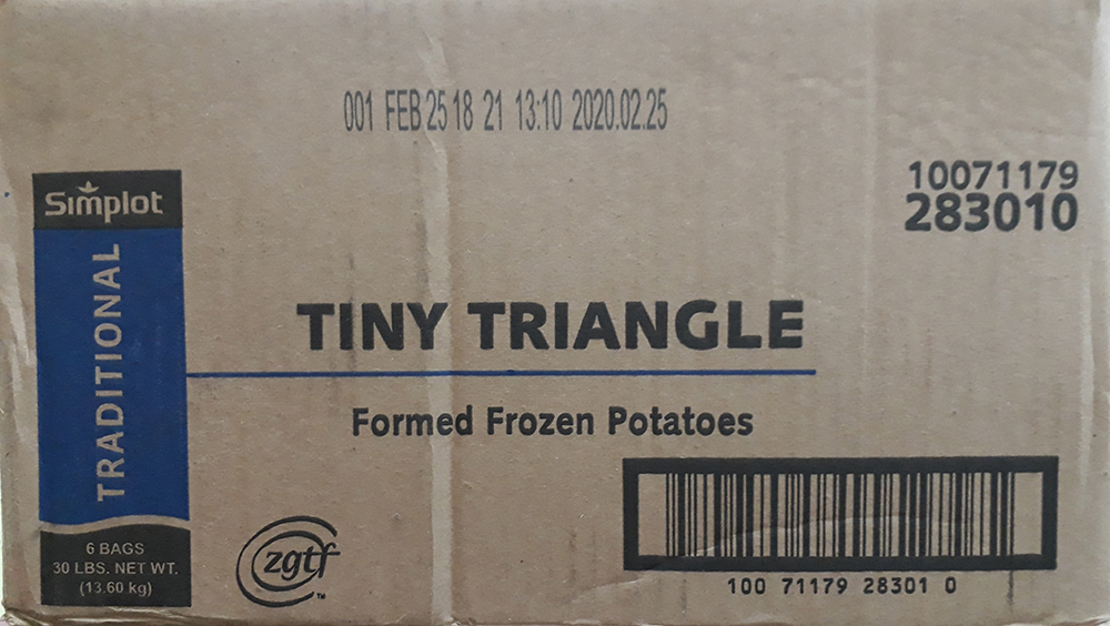 KHOAI TÂY SIMPLOT HASHBROWN TAM GIÁC | Nguyên Hà chuyên cung cấp xúc ...