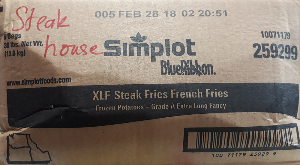 KHOAI TÂY SIMPLOT 3/4” CẮT THẲNG EXTRA LONG FANCY BLUE RIBBON | Nguyên ...