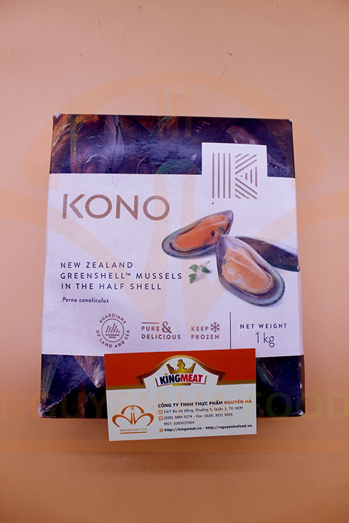VẸM XANH NỬA VỎ KONO NEWZEALAND GREENSHELL MUSSELS IN THE HALF SELL HỘP ...