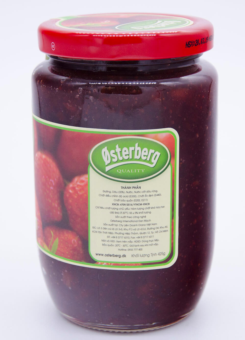 MỨT DÂU OSTERBERG –STRAWBERRY JAM OSTERBERG – 425GR/HỦ | Nguyên Hà ...