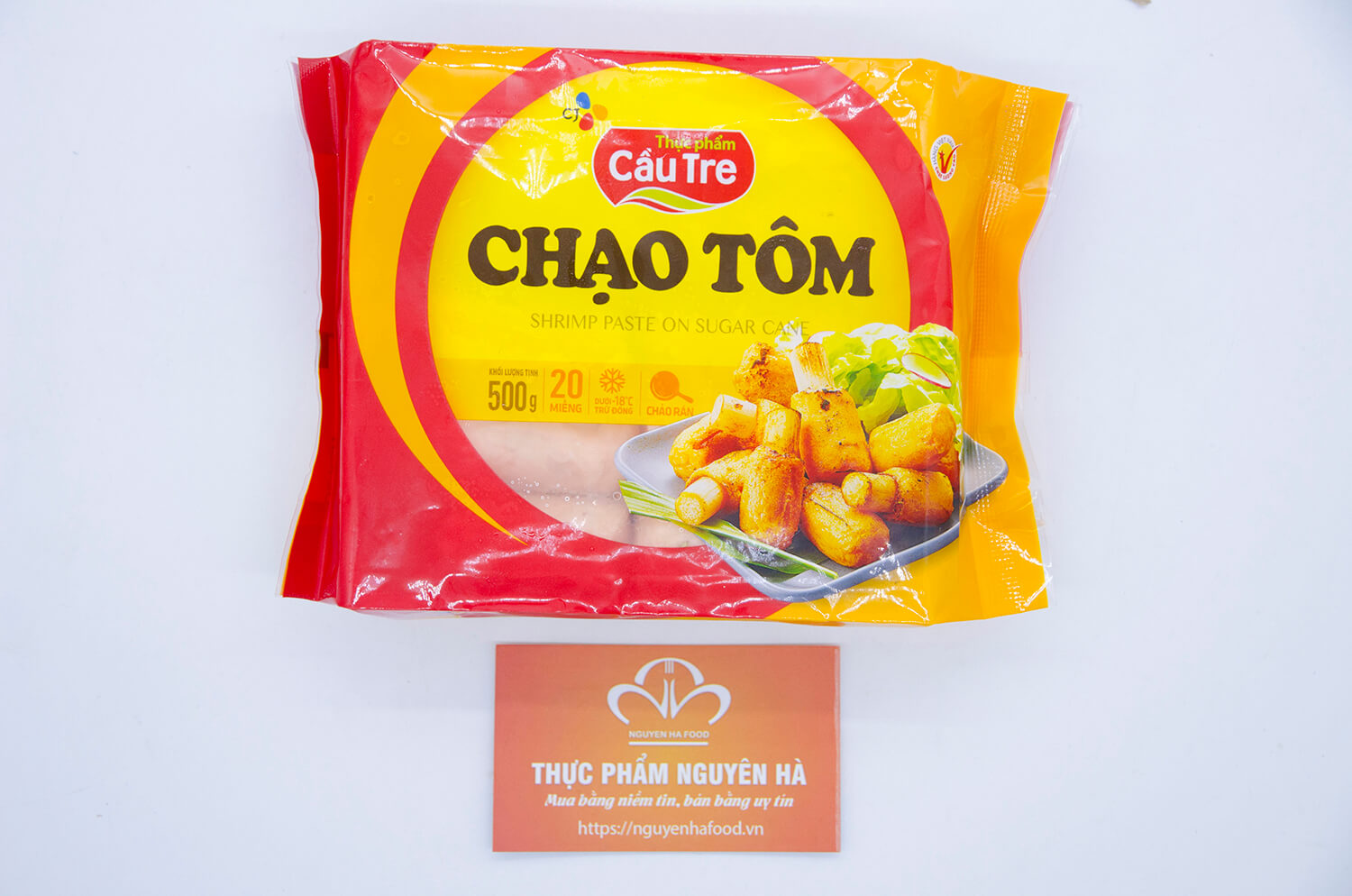 CHẠO TÔM – SHRIMP PASTE ON SUGAR CANE (500GRAM/GÓI) | Nguyên Hà chuyên ...