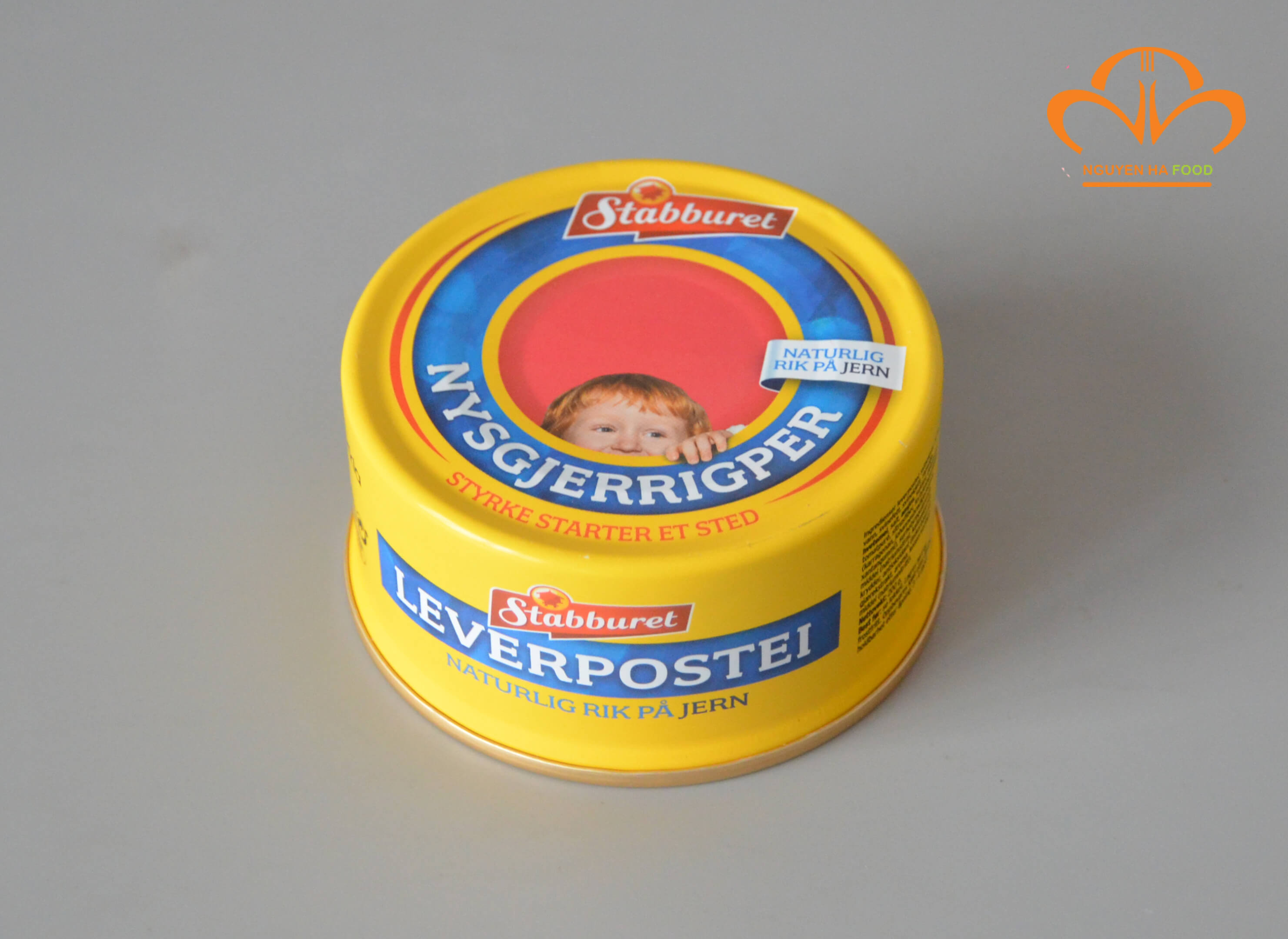 HỘP PATE GAN NAUY (STABBURET LEVERPOSTEI) ĂN LIỀN CÙNG VỚI BÁNH MÌ MUA ...