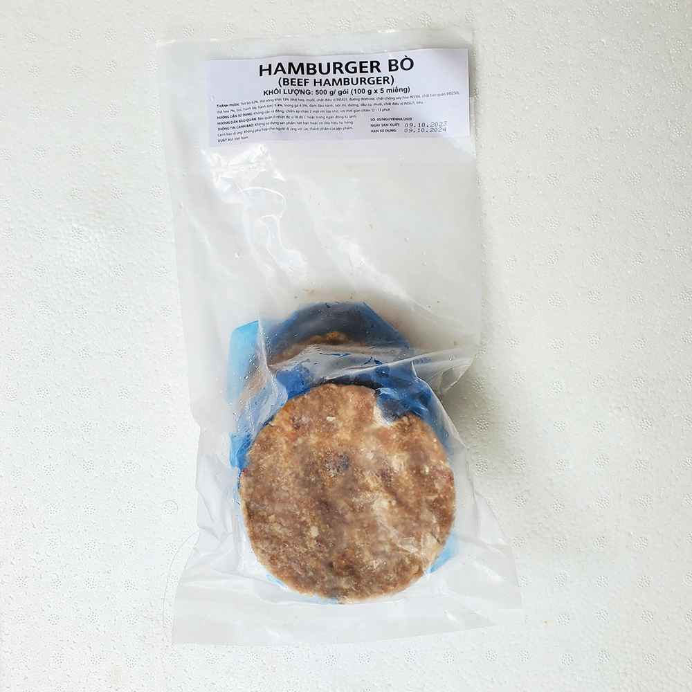 Nhân Bánh Hamburger Bò - Beef Hamburger | Nguyên Hà chuyên cung cấp xúc ...