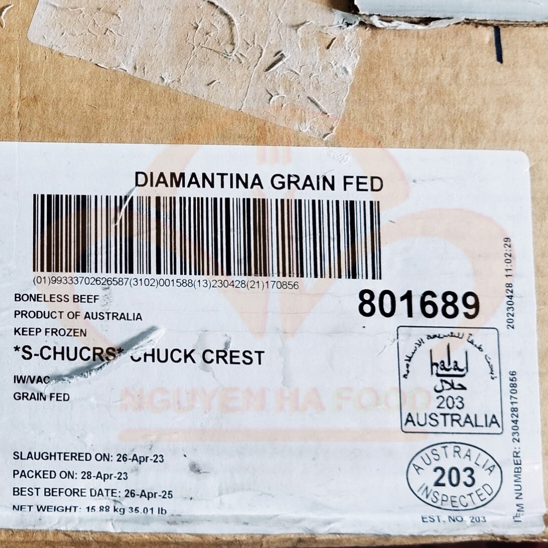 GÙ BÒ ÚC ĐÔNG LẠNH – CHUCK CREST – FROZEN US BEEF | Nguyên Hà chuyên ...