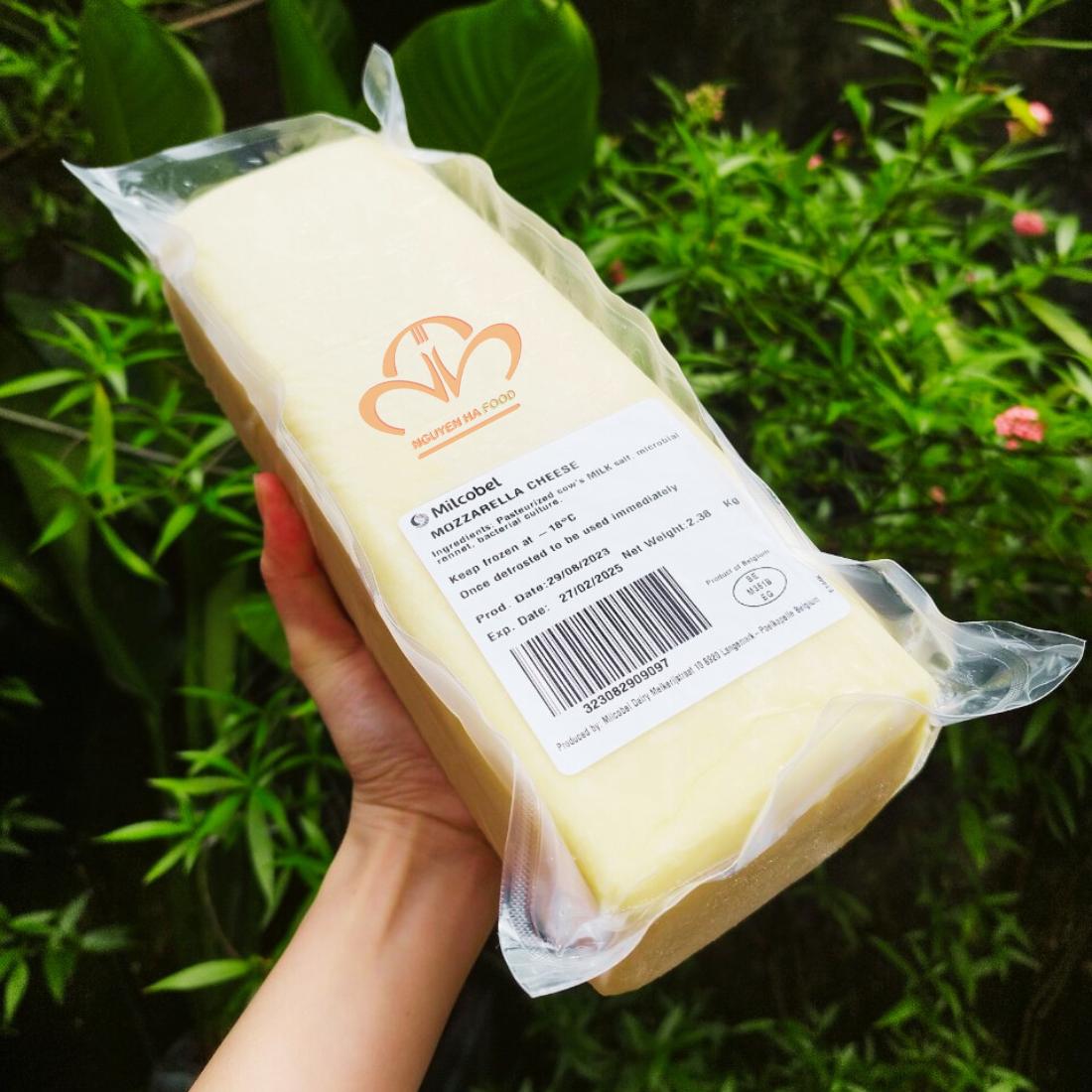 Phô Mai Mozzarella Milcobel (2,38Kg/Khối,8Khối/Thùng /19,04Kg) | Nguyên ...