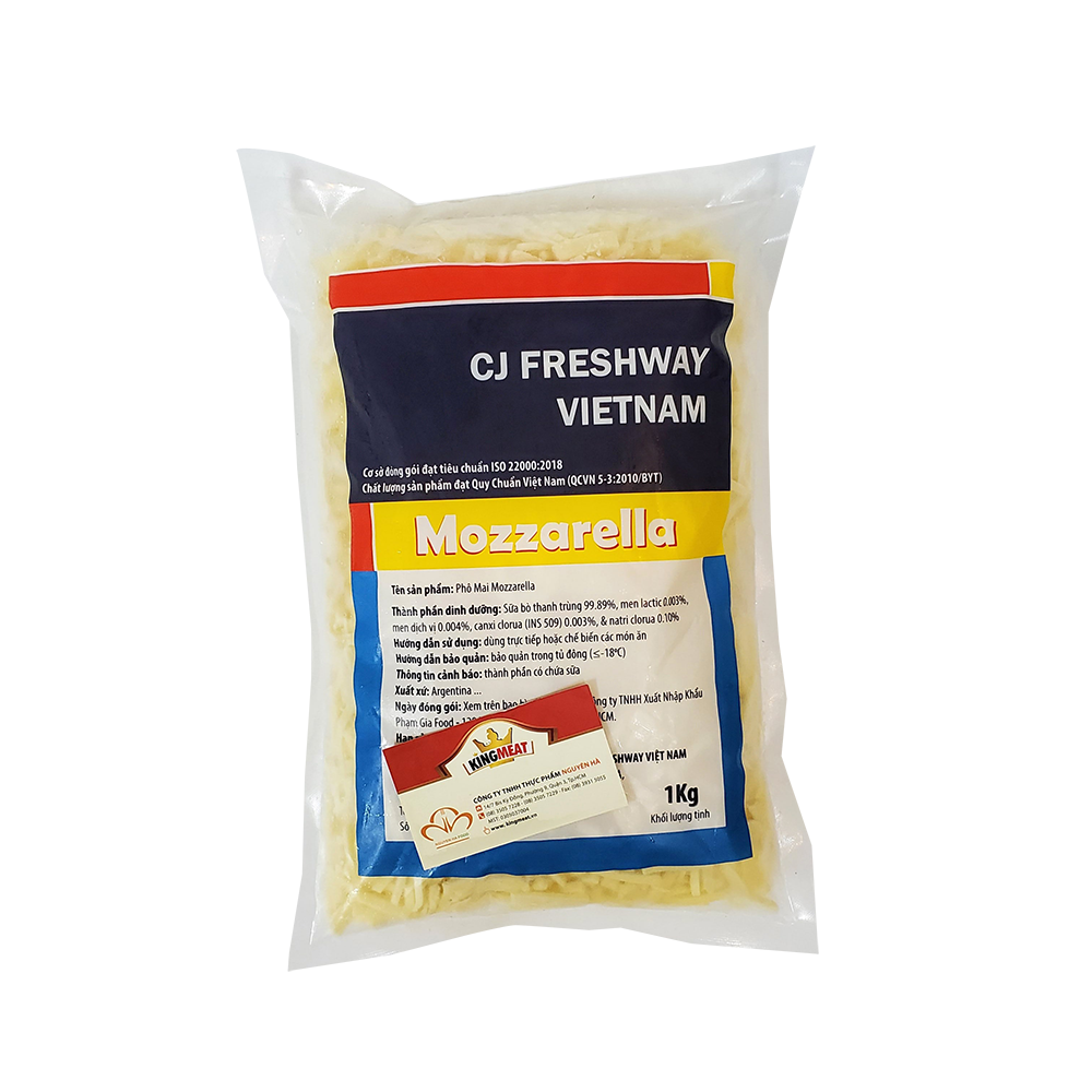 Phô Mai Bào Sợi Mozzarella - Mozzarella Cheese CJ Freshway Nguyên Thùng ...