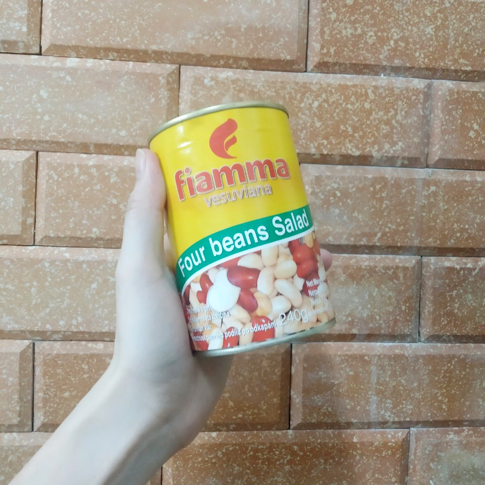 Đậu Hỗn Hợp 4 loại Fiamma (400gr/lon, 24 lon/Thùng) | Nguyên Hà chuyên ...