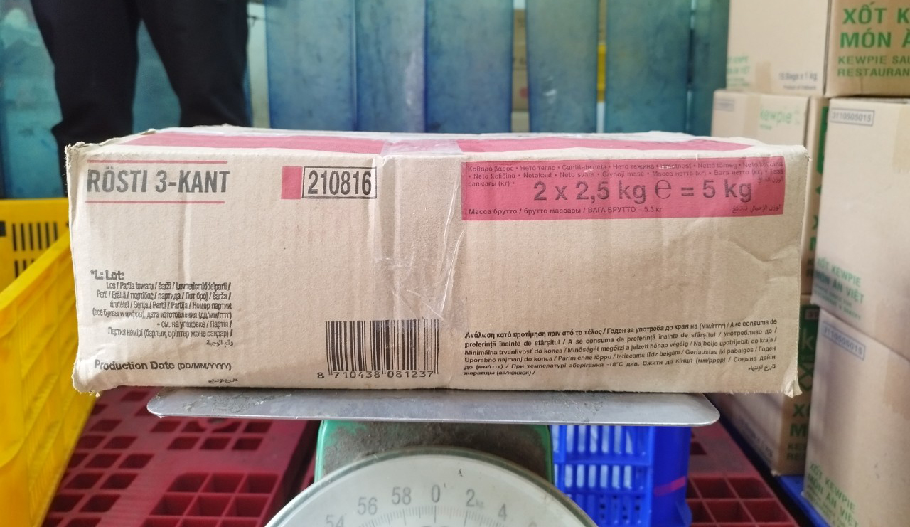 Khoai Tây Hashbrown Tam Giác Mc Cain (2.5kg/ Bao,10kg/Thùng) | Nguyên ...