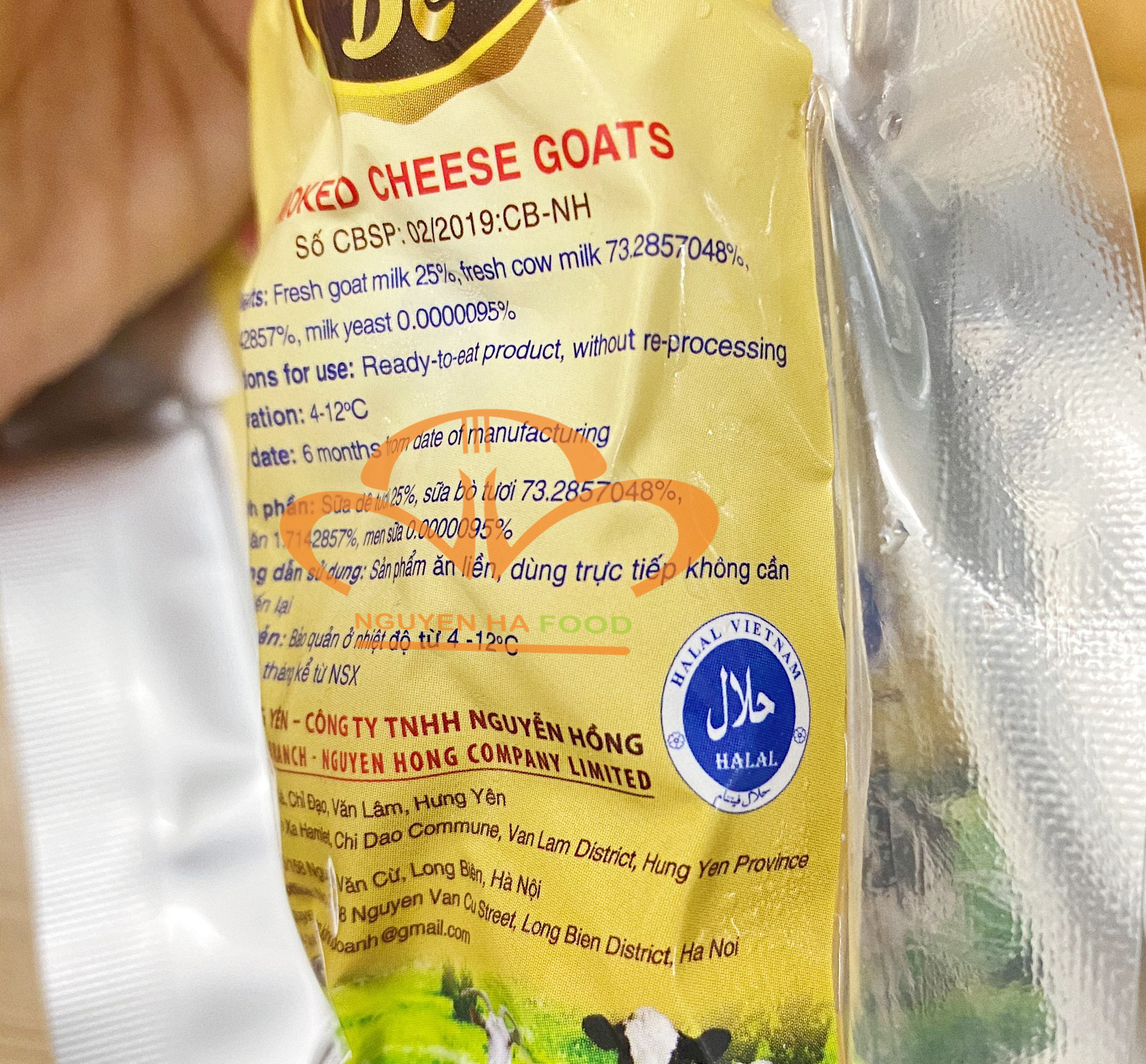 Phô Mai Dê Hun Khói Solse Sợi – Smoked Cheese Goats 100g