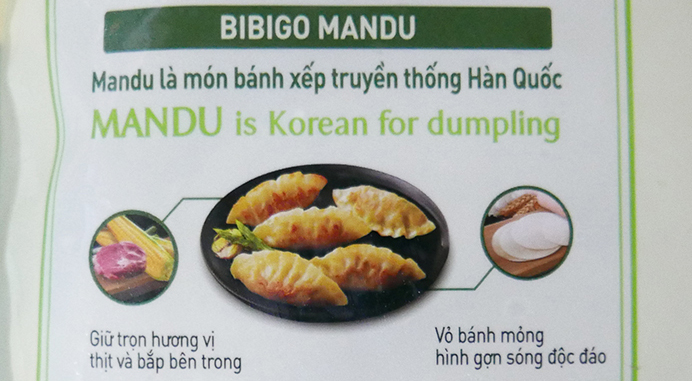 Bánh Xếp Kiểu Hàn Quốc Mandu Thịt Và Bắp Gói 350gr - Nguyên Hà Food.
