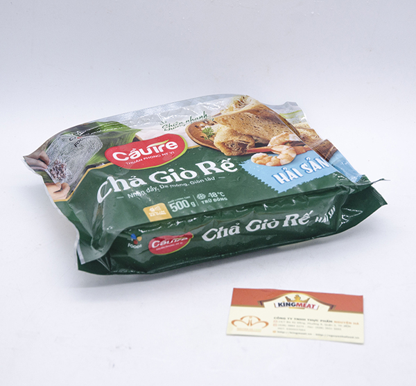 CHẢ GIÒ RẾ HẢI SẢN CẦU TRE-GÓI 500GRAM | Nguyên Hà chuyên cung cấp xúc ...